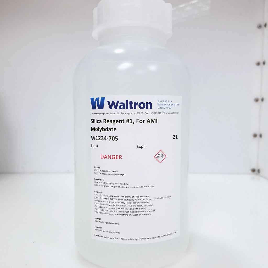 Silica Reagent #1 Moybdate, for Swan AMI Silica or Silitrace analyzer, – Waltron Shop