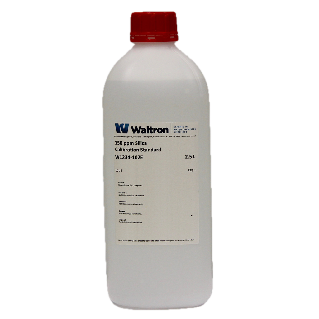 Silica Calibration Standard, 150ppm, 2.5L – Waltron Shop