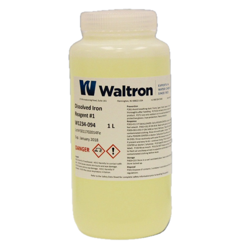 Dissolved Iron Reagent #1, 1L (Special Handling) – Waltron Shop