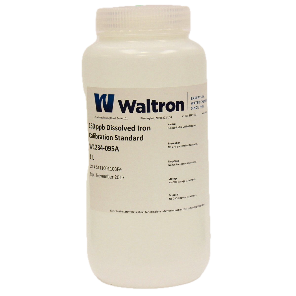 Dissolved Iron Calibration Solution, 150ppb, 1L – Waltron Shop