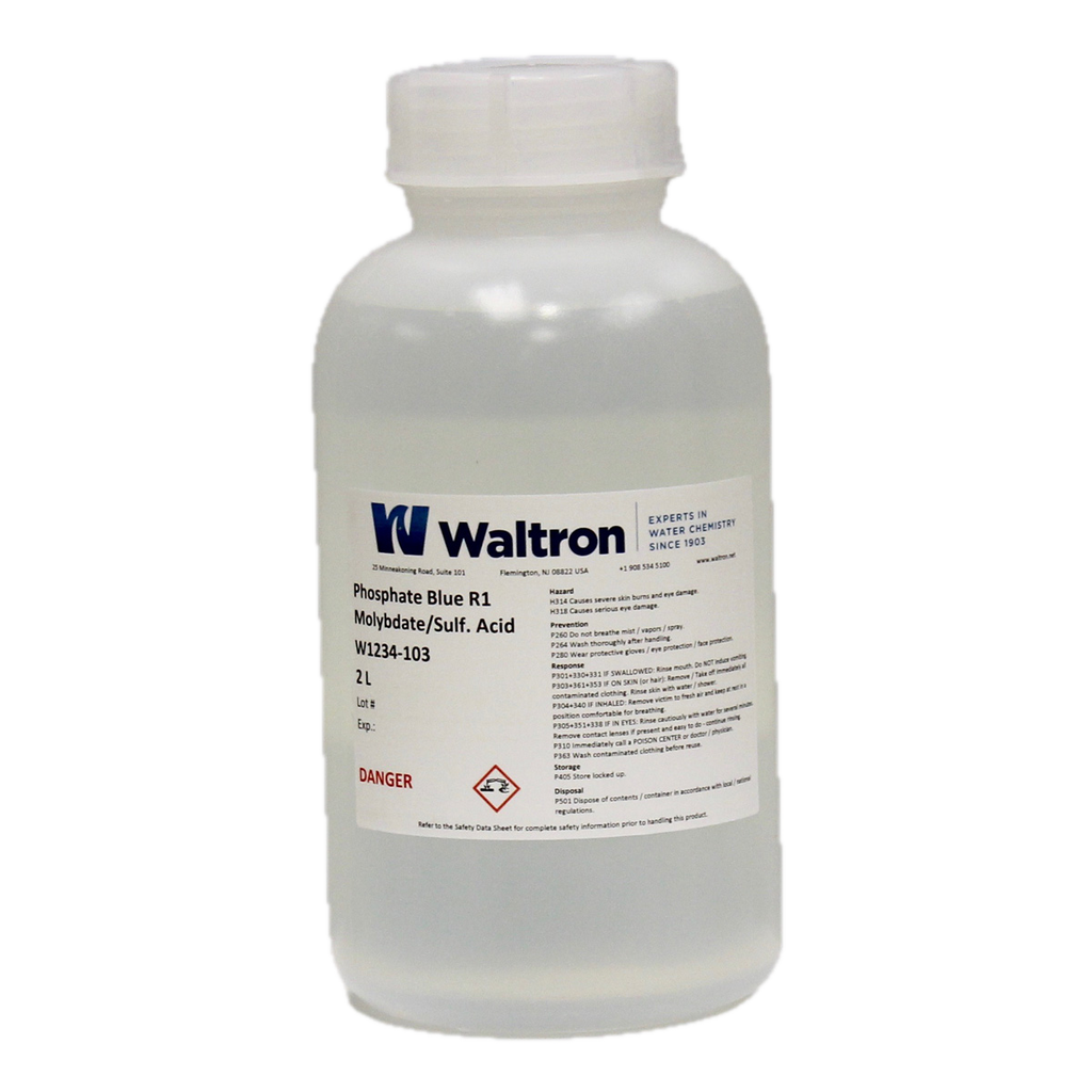 Phosphate Blue Reagent #1, Molybdate/Sulfuric Acid Reagent, 2L (Specia ...