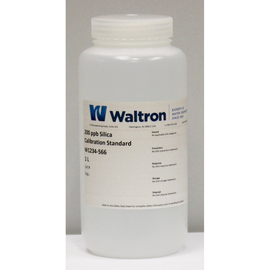Silica Calibration Standard, 200ppb, 1L – Waltron Shop