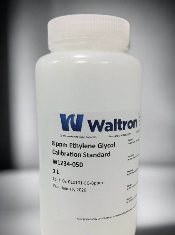 Ethylene Glycol Calibration Standard, 8 ppm, 1L – Waltron Shop